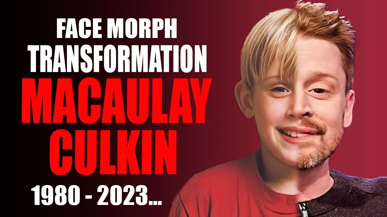 Macaulay Culkin - Transformation (Face Morph Evolution 1980 - 2023 ...
