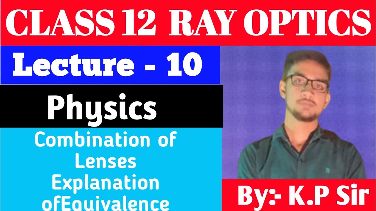 Class 12th PHYSICS: Combination of lenses simple Definition and ...