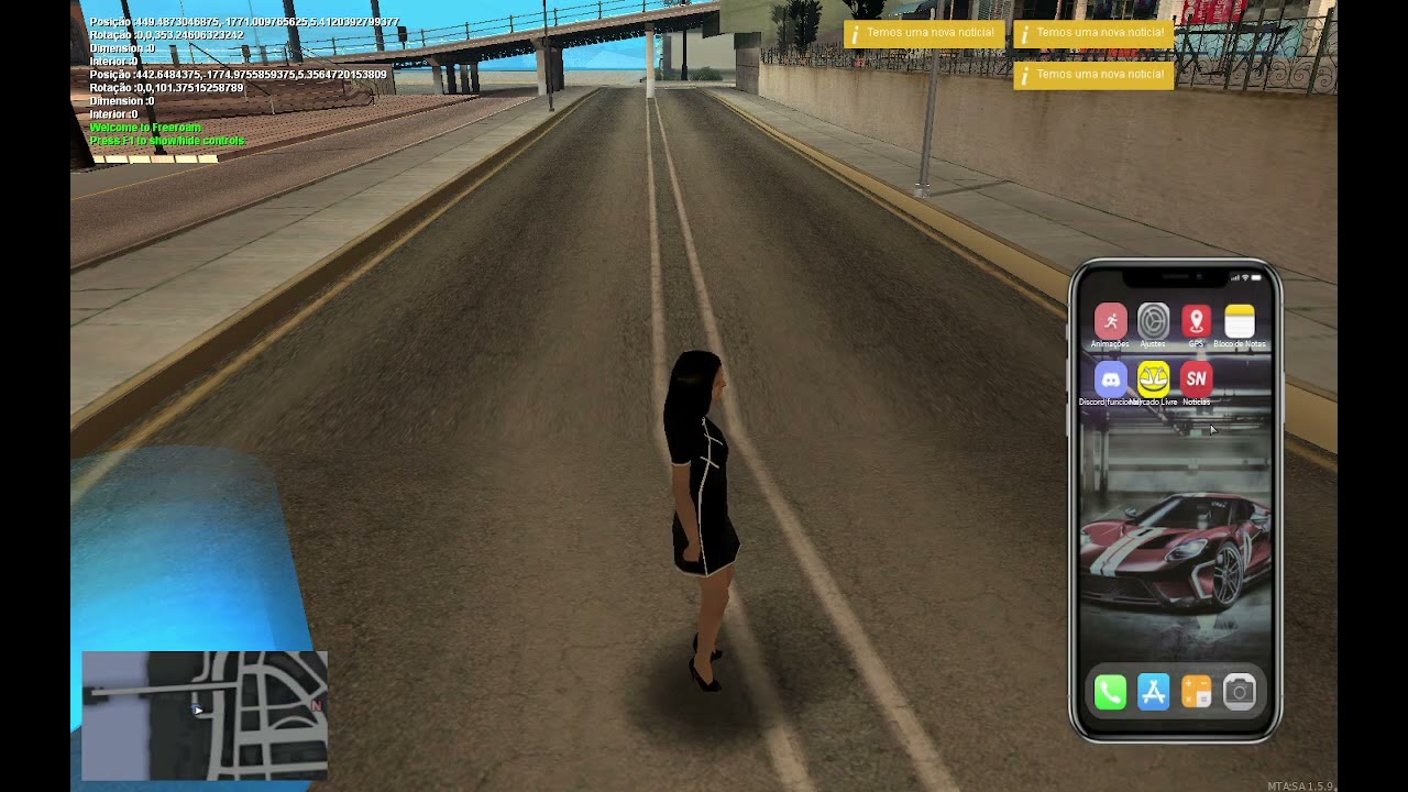 Celular para mta | #mtasa #gtasa - YouTube