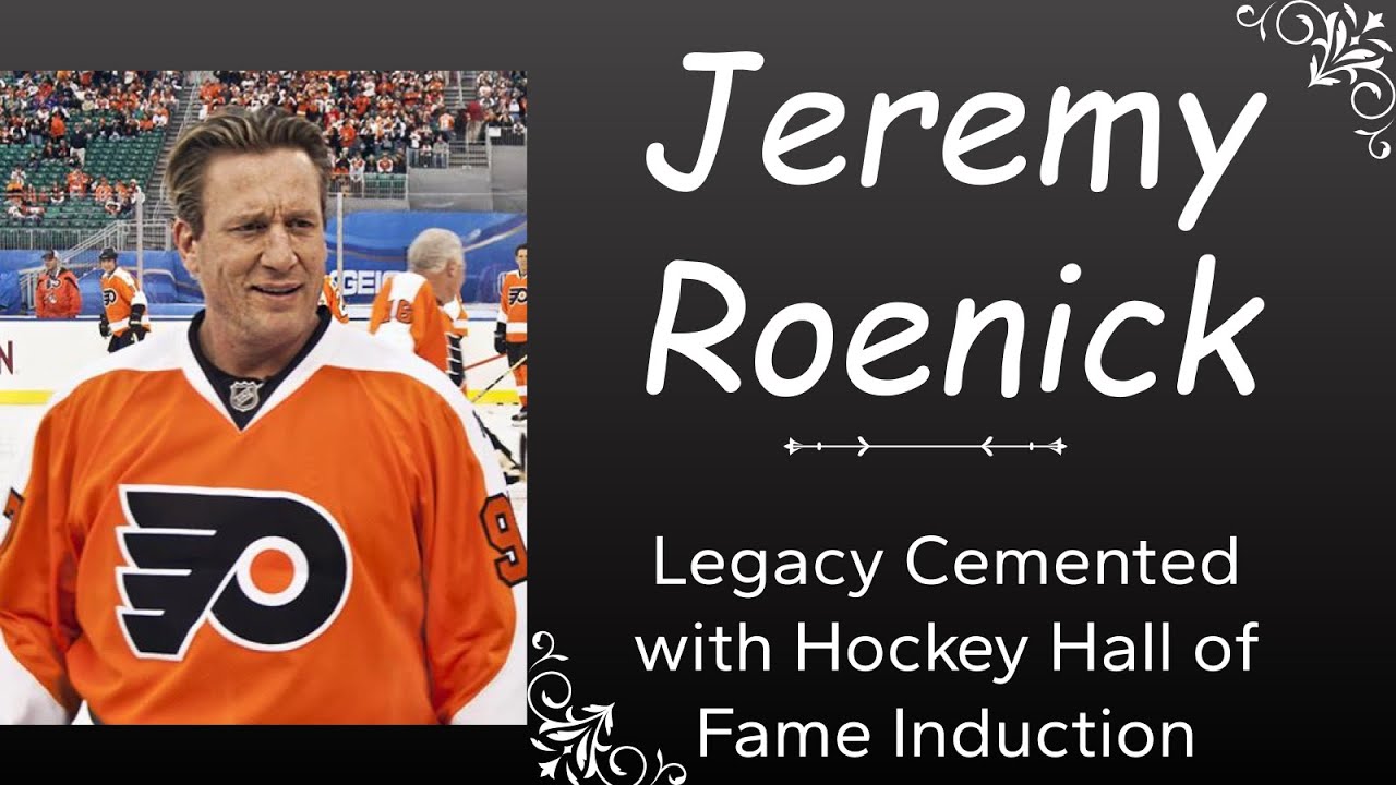 Jeremy Roenick - Legacy Cemented with Hockey Hall of Fame Induction ...