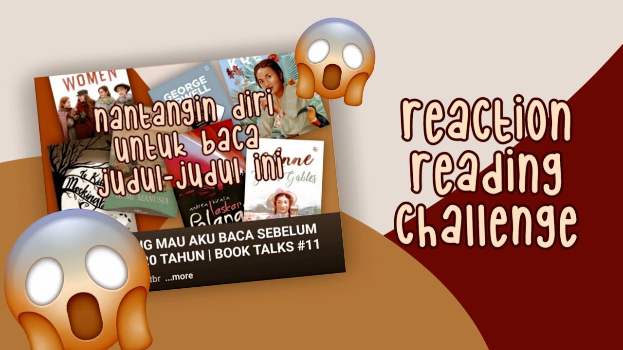 Reaction Book Challenge 20 Before 20: Berapa banyak yang sudah terbaca ...