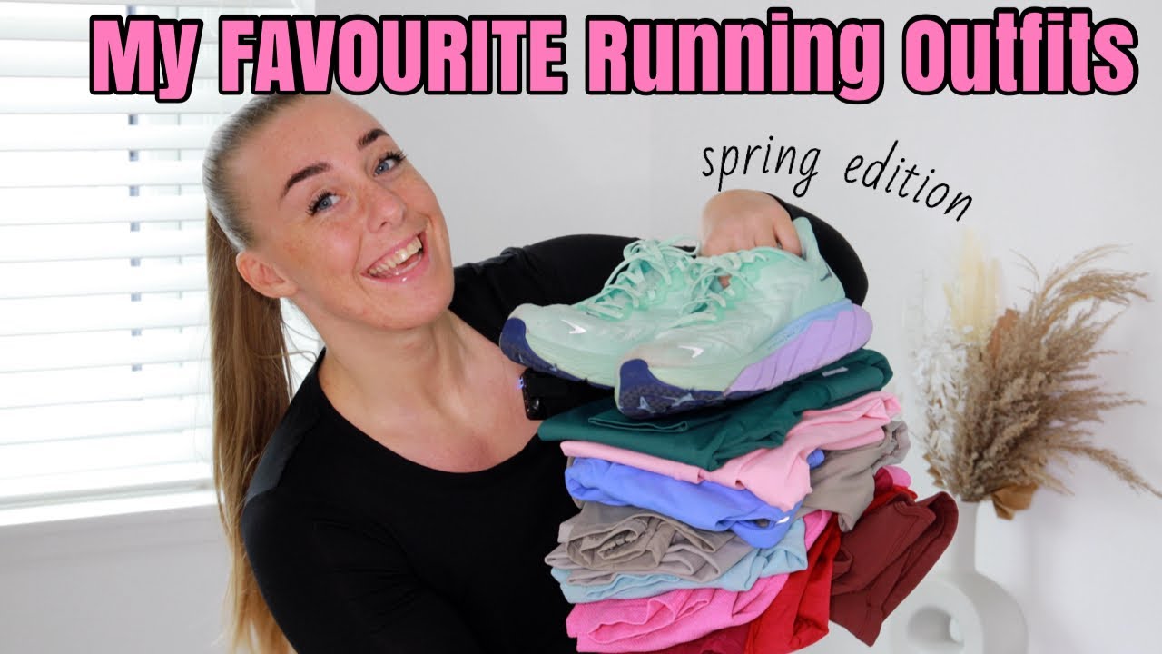 My Favourite Running Outfits | SPRING Edition | Outfit Inspo - YouTube