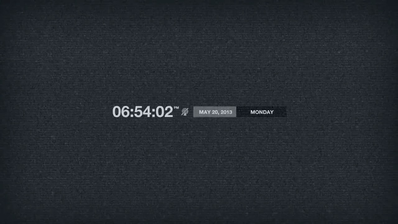 No Signal Screensaver - YouTube