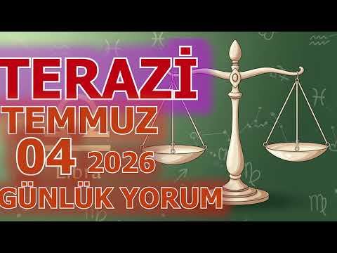 ♎ Terazi ⚖️ 04 Temmuz Terazi Burcu! Denge ve Şans Sizinle! 💖✨