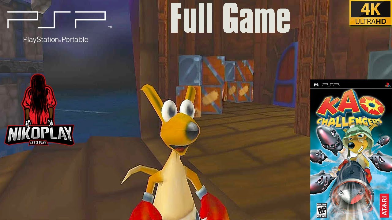 Kao Challengers - Full Game | Longplay | PSP Version | 4K HD - No ...