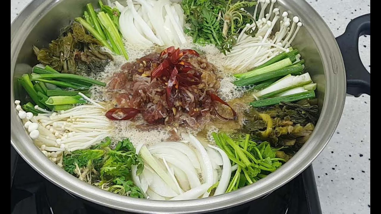 보글보글~ 봄을 부르는 향기, 따끈한 국물 불고기전골 : Korean Food Bulgogi Jeongol (Beef Hot ...