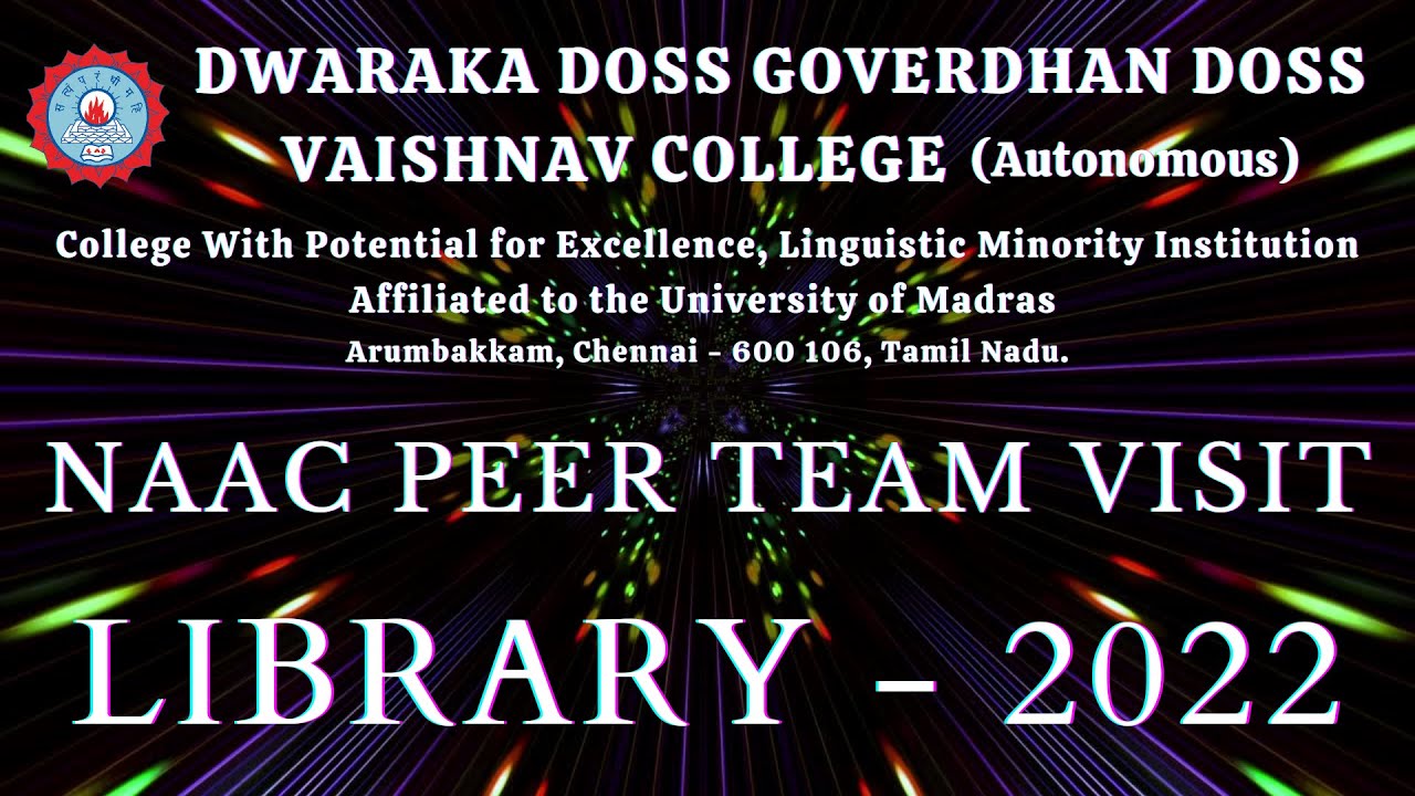 DDGDVC Library NAAC Visit 2022 - YouTube