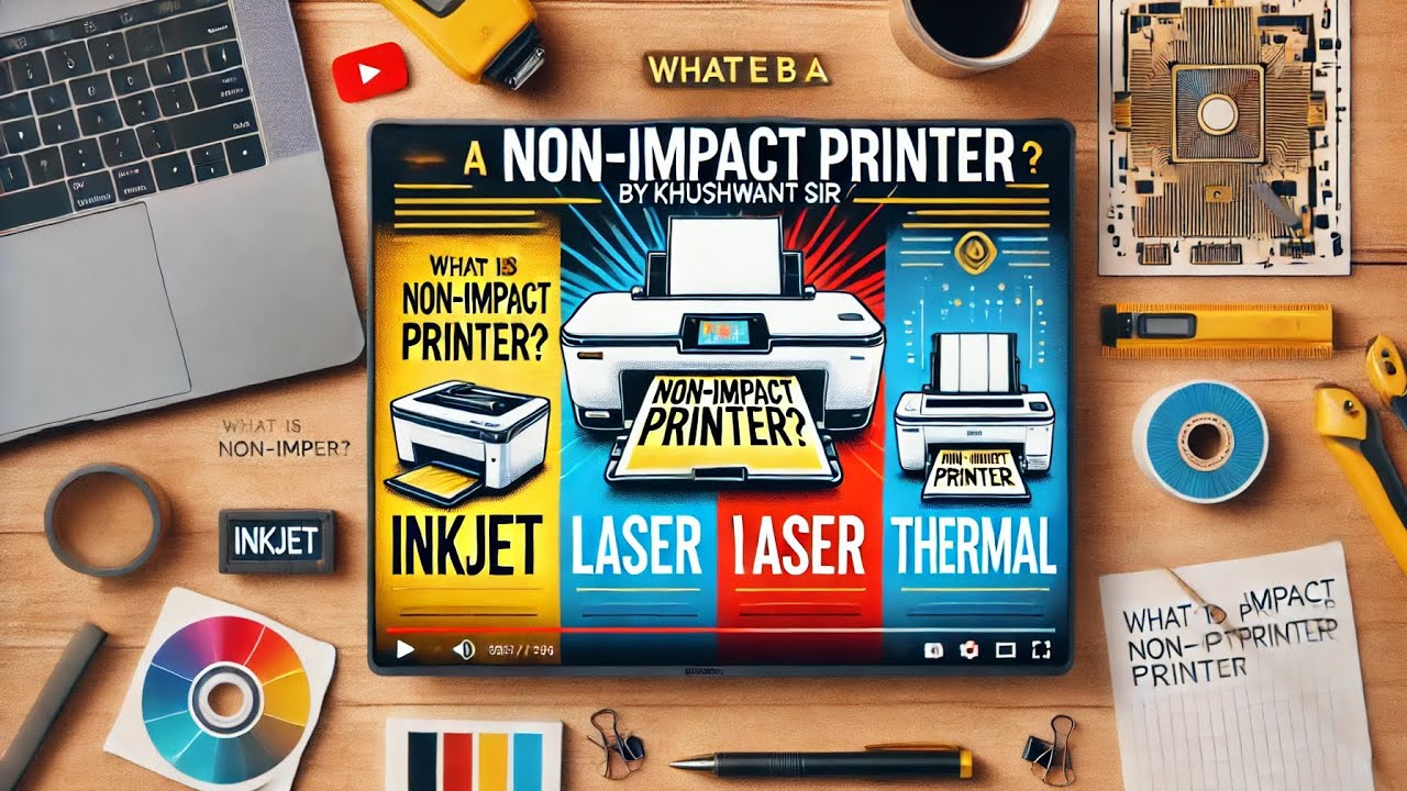 Non-Impact Printer क्या है? | Types of Non-Impact Printers | Inkjet ...