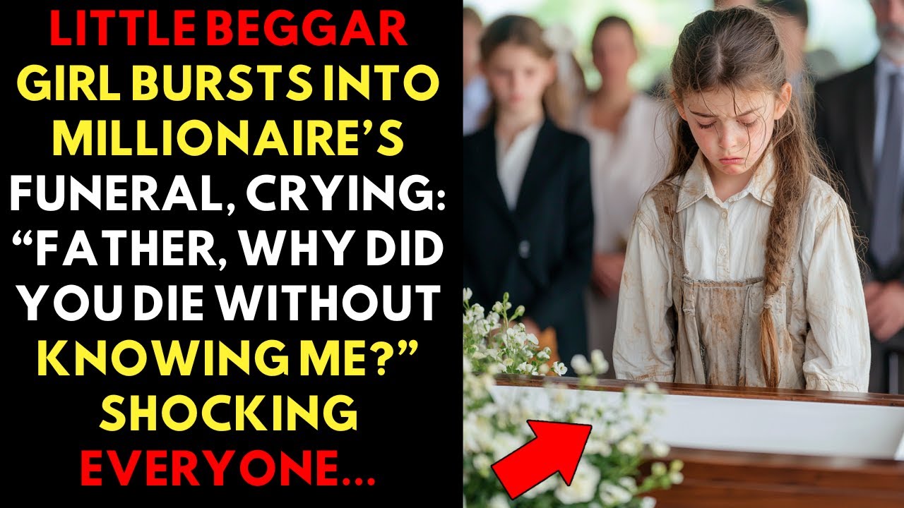 LITTLE BEGGAR GIRL CRIES AT MILLIONAIRE’S FUNERAL: " FATHER, WHY DID ...