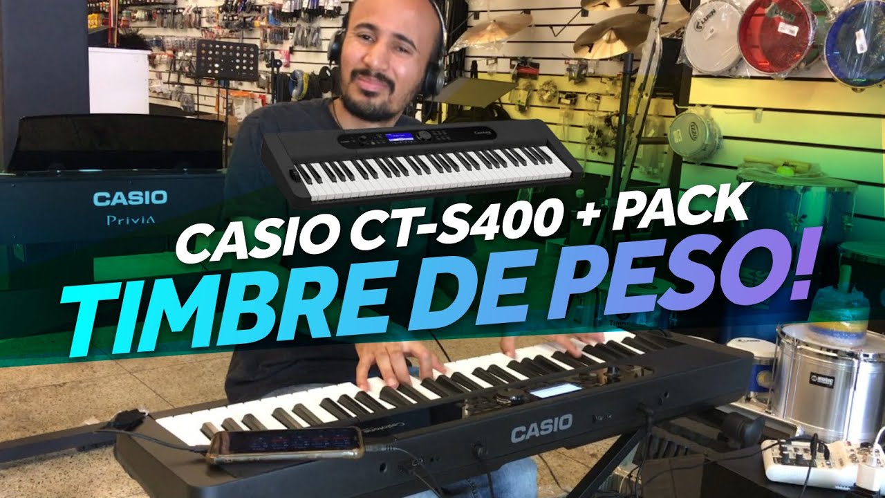 CASIO CTS-400 + PACK - YouTube