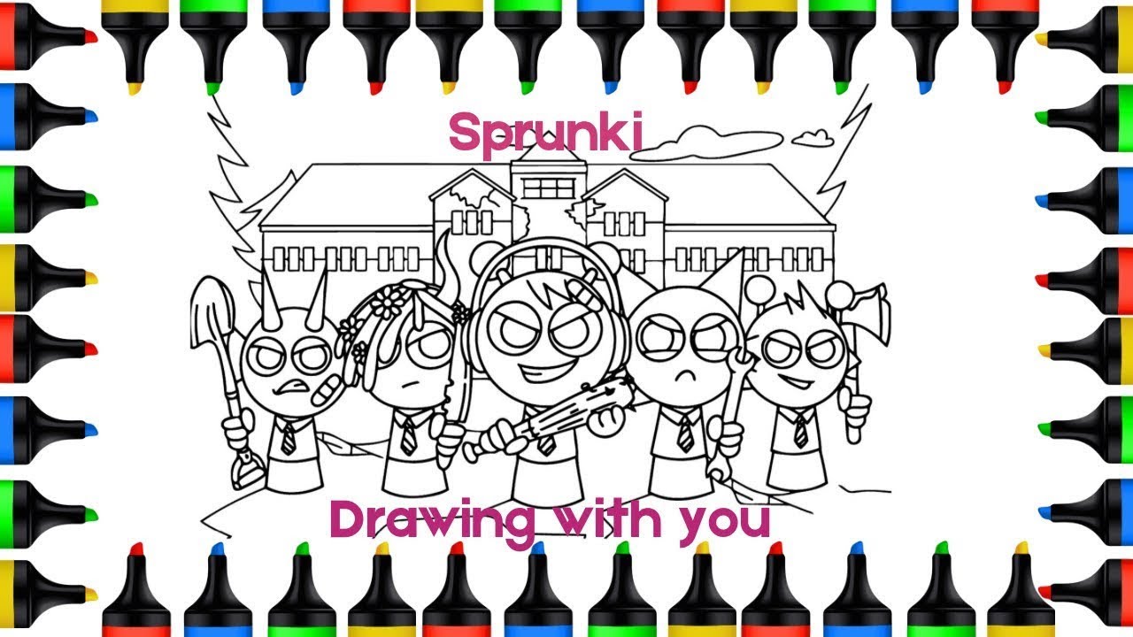 Sprunki New Coloring Pages / How to color Incredibox Sprunki OC (real ...