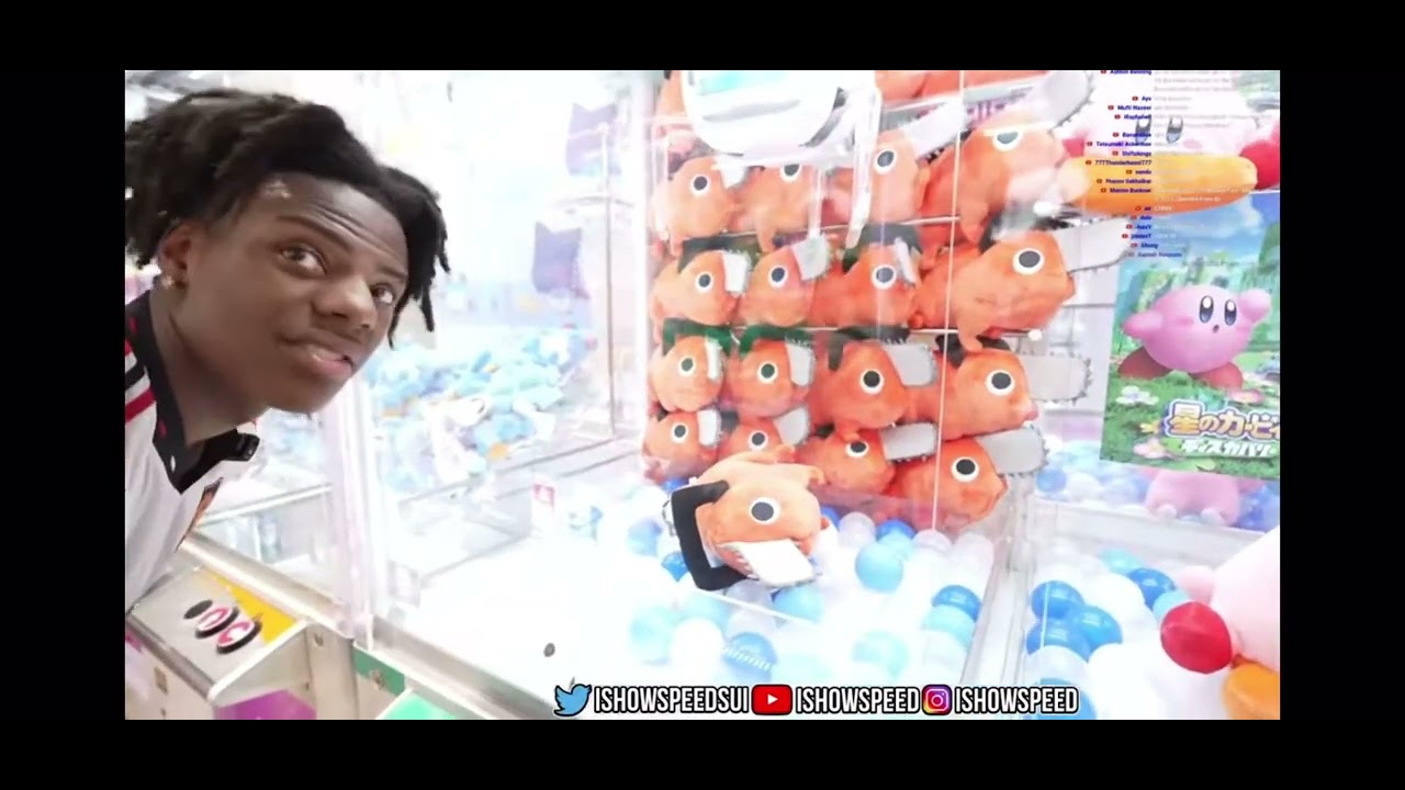 IShowSpeed trying to win a toy for girlfriend - YouTube