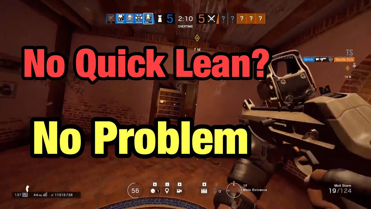 No Quick Lean? No Problem - Rainbow Six Siege - YouTube