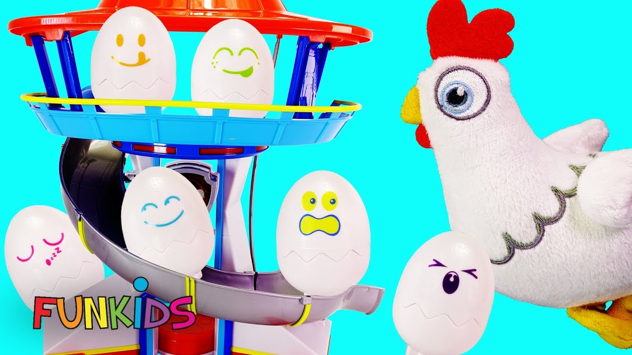 Paw Patrol's Chickaletta Surprise Egg Game - YouTube