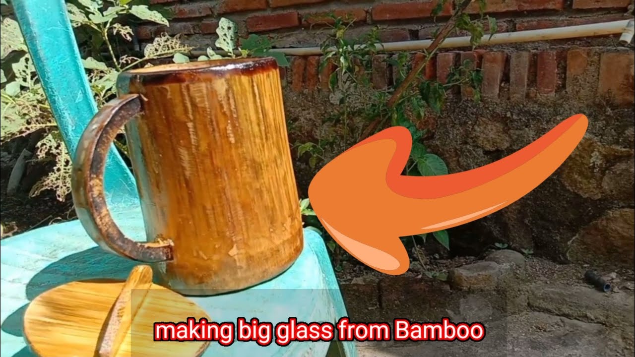 how to make big cup from bamboo@bubink's simple bamboo art - YouTube