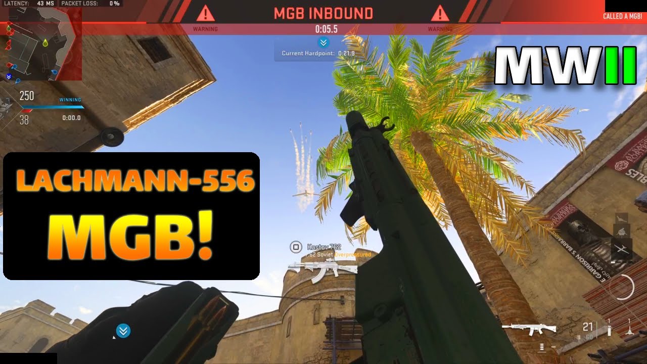 MWII LACHMANN-556 MGB "NUKE" (SBMM reverse boosted) PS5 Gameplay - YouTube