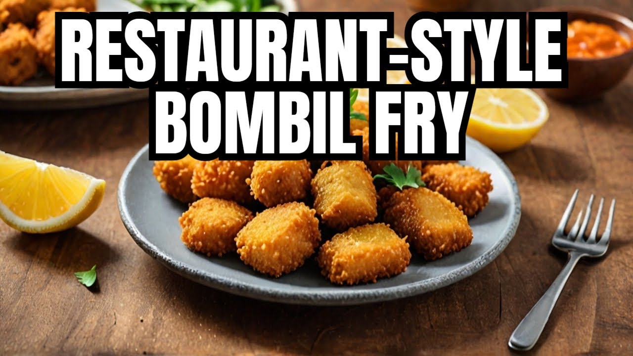 Crispy Bombil Fry Recipe | Restaurant-Style Crunchy Bombay Duck Fry ...