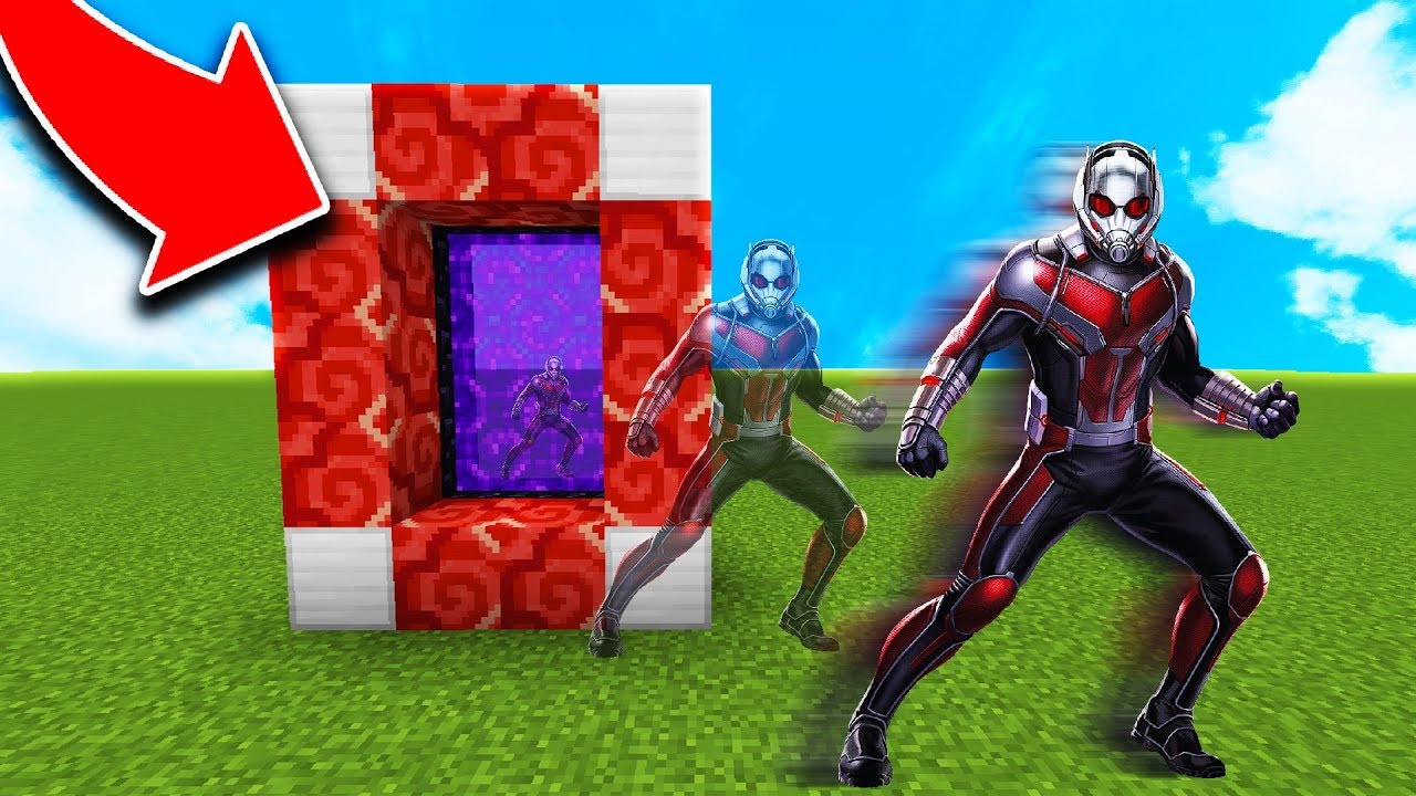 How To Make a Portal to the Ant-Man Dimension in MCPE (Minecraft PE ...