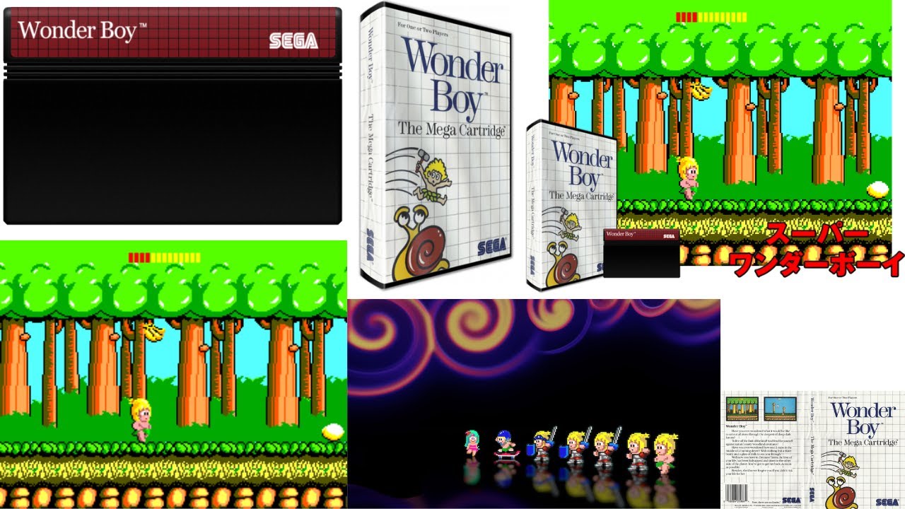 Trailer,manual,ROM,ISO,capa,box3d,cartucho,imagens,screensho Wonder Boy ...