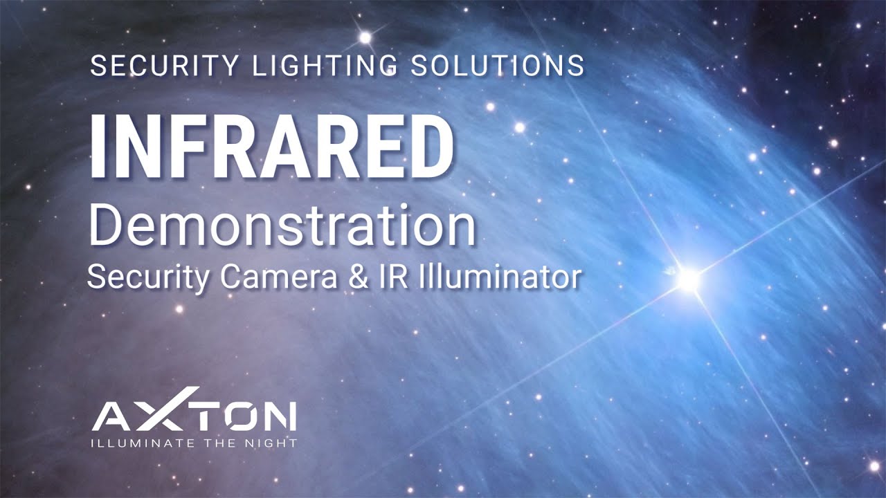 INFRARED Light for Security Cameras Demo - IR Illumination vs No IR and ...