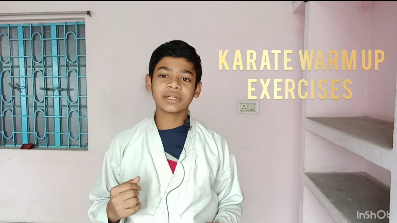 Some basic warm up exercises for karate|karate with me| - YouTube