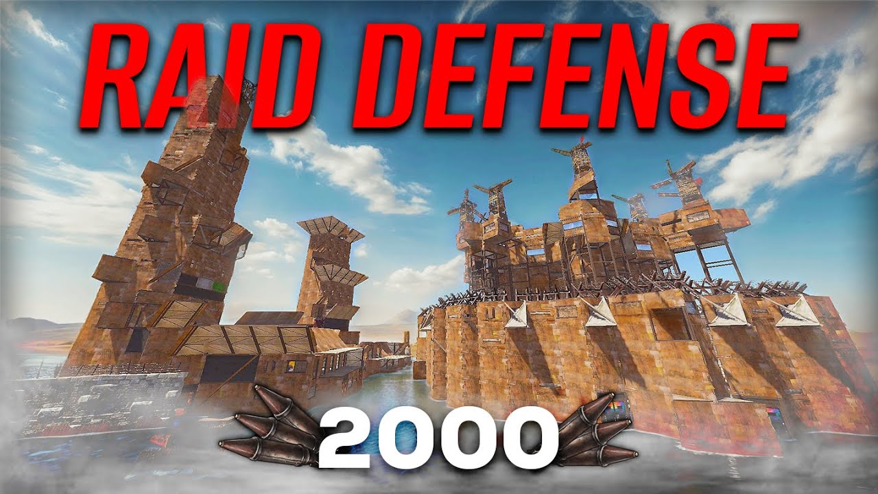 How I defended a 2k rocket raid defense against 40 player's on ...