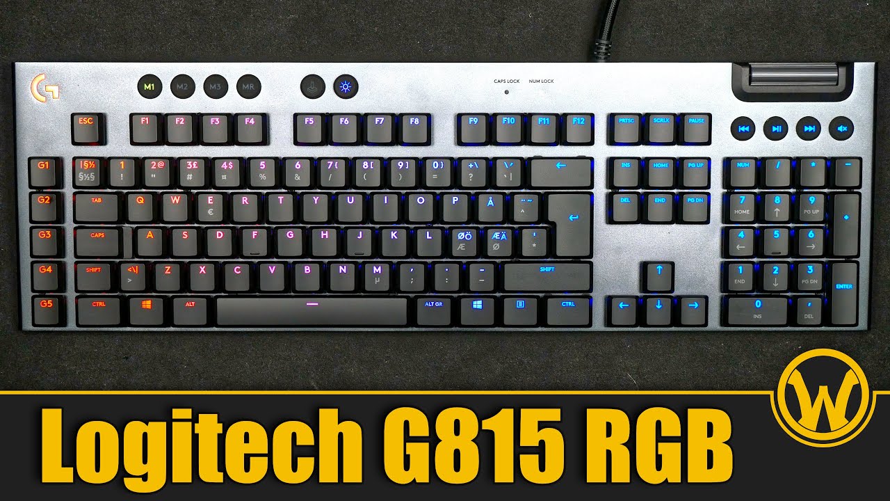 Logitech G815 RGB Mechanical Gaming Keyboard (Linear) 2021 Review - YouTube