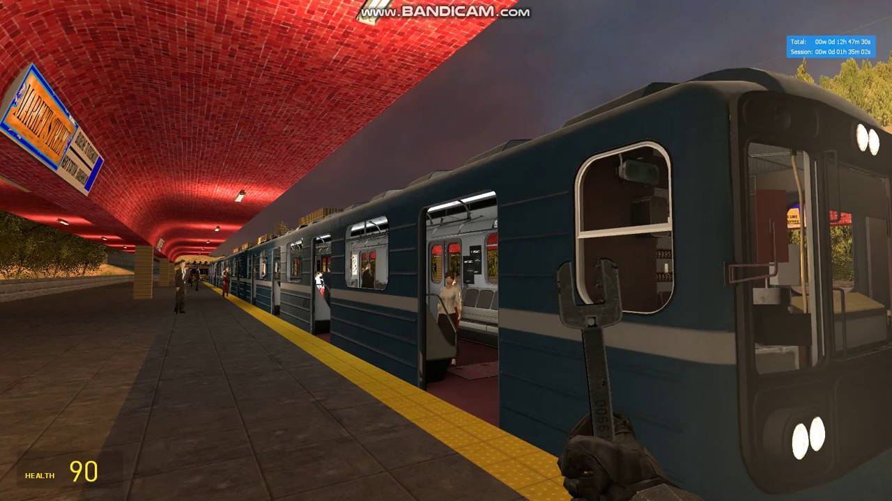 Gmod Metrostroi | Autodrive testing [NoHD][No60fps] - YouTube