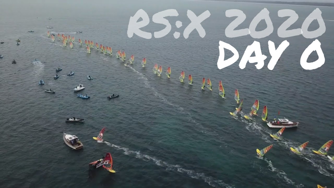 RS:X 2020 Windsurfing World Championships Day 0 Highlights! - YouTube