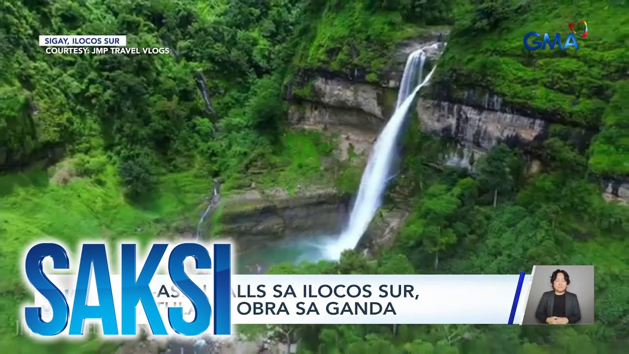 Aw-asen Falls sa Ilocos Sur, mistulang obra sa ganda | Saksi - YouTube