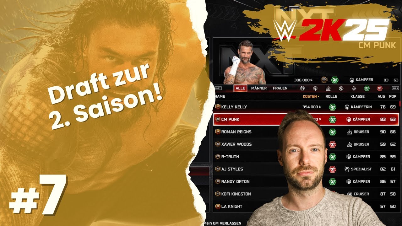 Lets Play WWE 2K25 MYGM | #7 - SPECIAL - Der Draft zur zweiten Saison ...