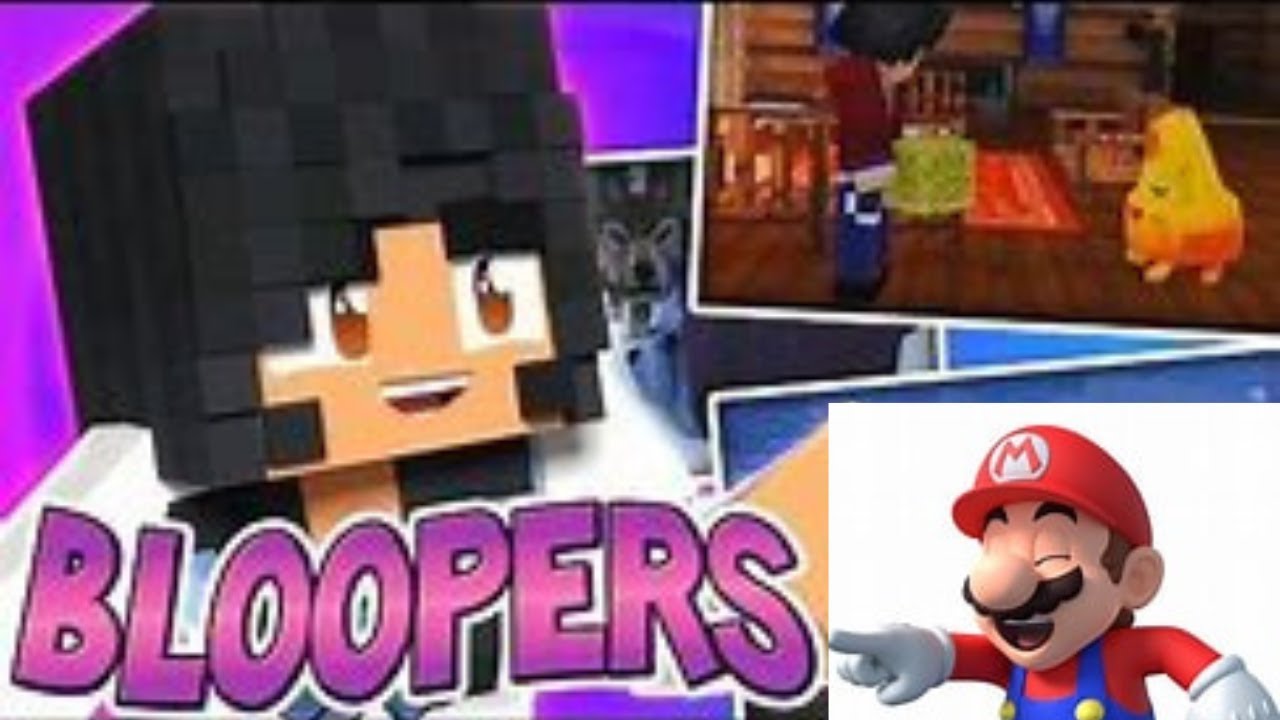 Mario reacts to Aphmau Outtakes 2 Try not to laugh - YouTube