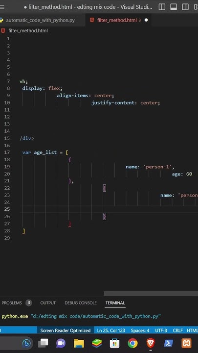 Filter Method | HTML CSS JS - YouTube