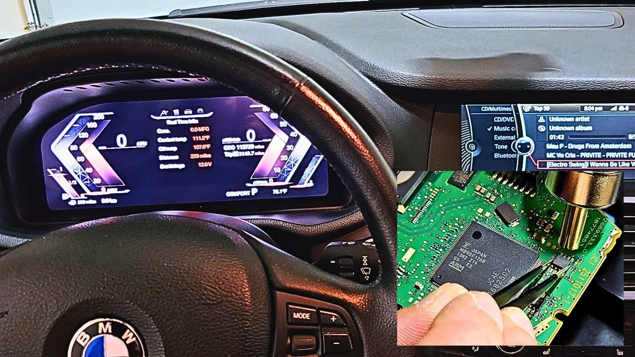 Virginize BMW Cluster for Aftermarket Digital Cluster retrofit! - YouTube