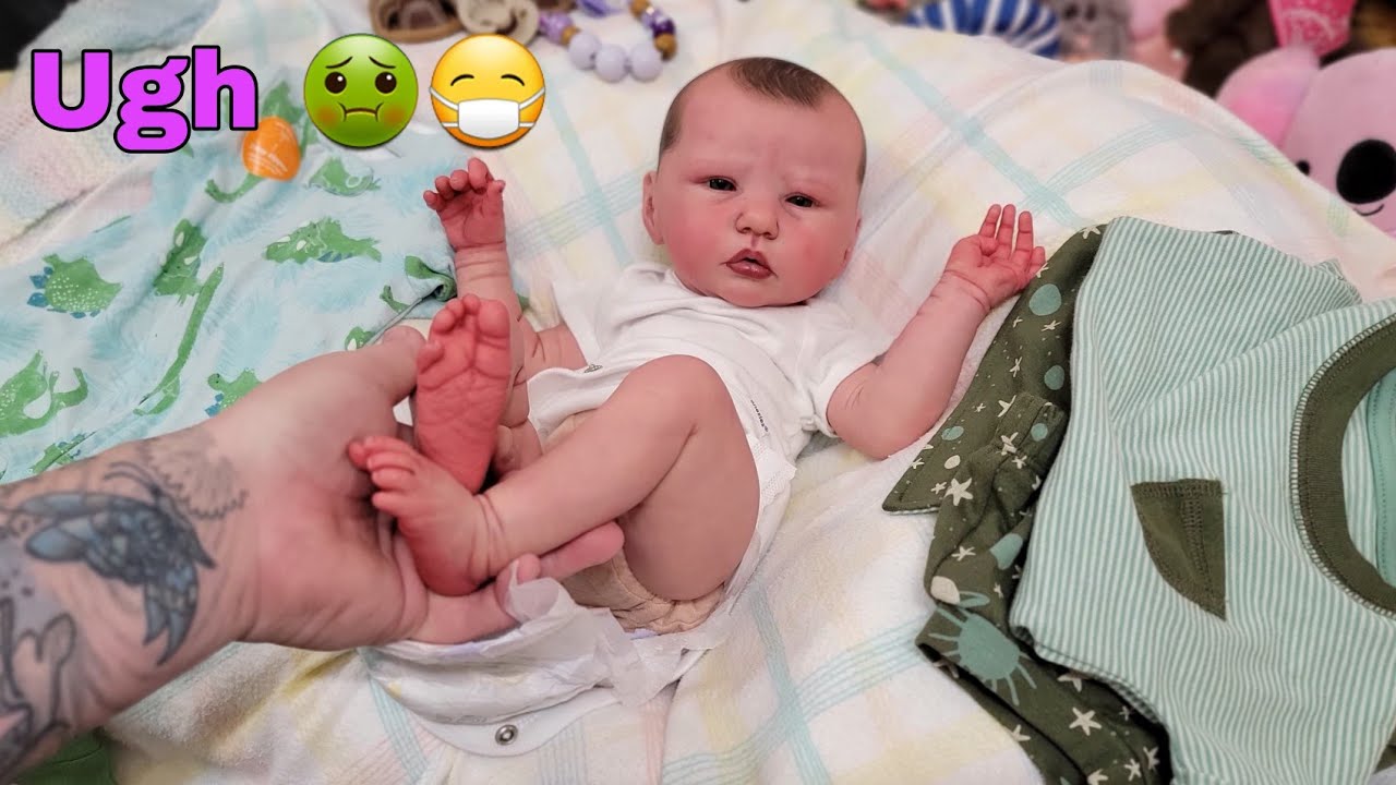 Night Routine For Newborn Baby| Changing & Feeding Reborn Baby ...