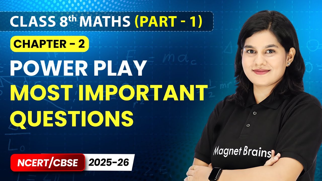 Power Play - Most Important Questions | Class 8th Maths (Part 1 ...