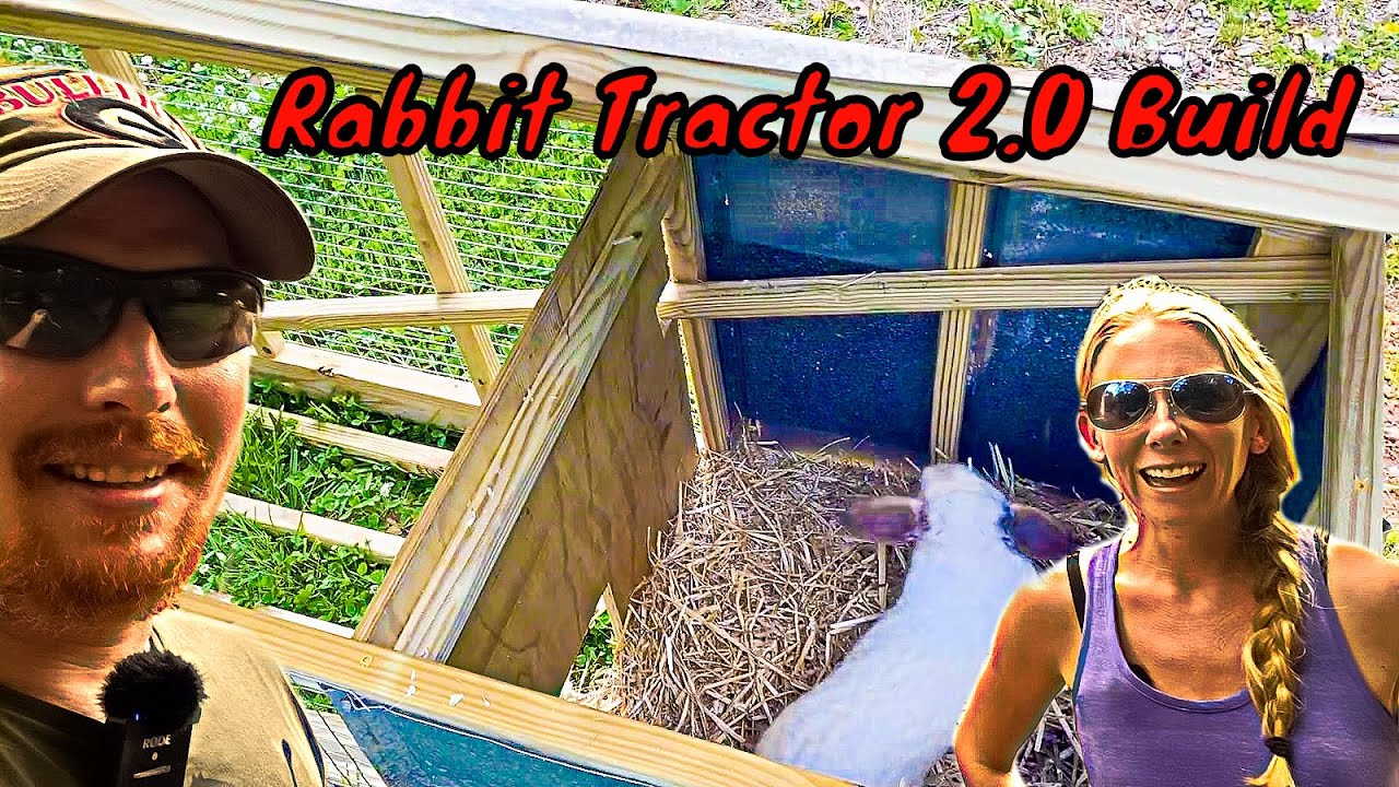 Building the Mini Me Rabbit Tractor: Easier and Smaller! - YouTube