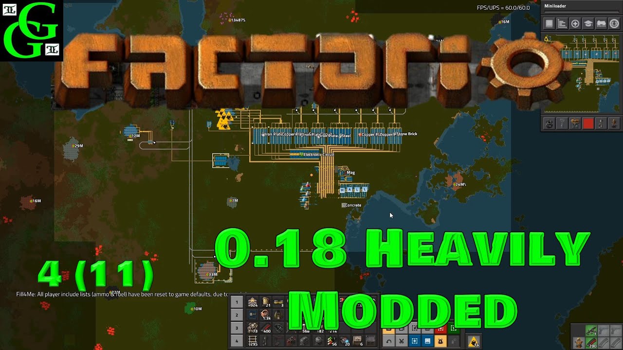 Factorio - 0.18 Heavily Modded - Part 11 - Plastic, Red Circuits ...