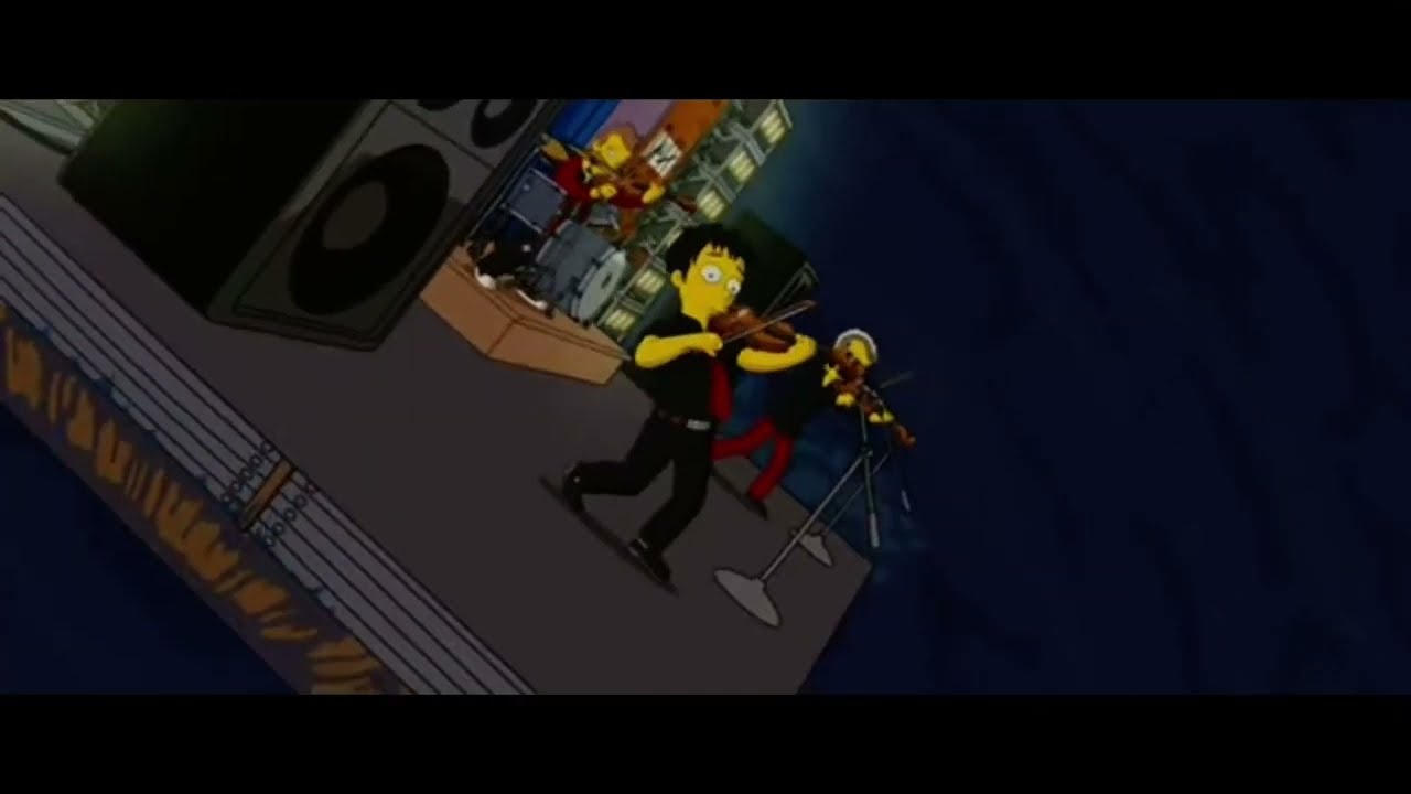The Simpsons Titanic reference - YouTube