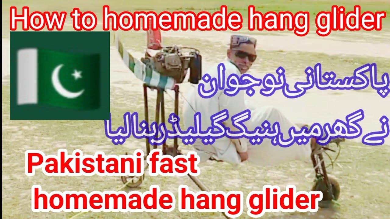 Homemade hand glider - YouTube