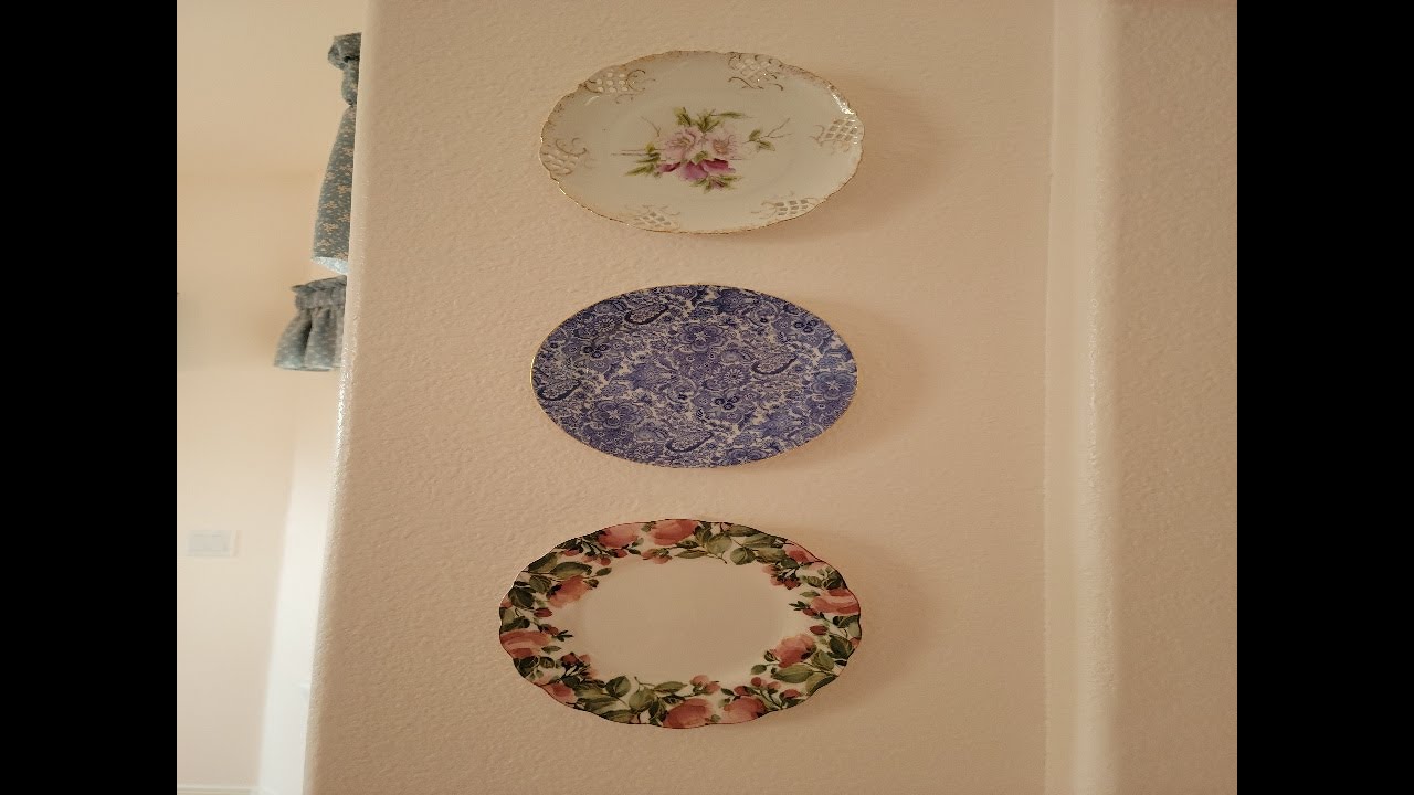 Invisible English Disc Adhesive Large Plate Hanger Set (4-4 Inch ...