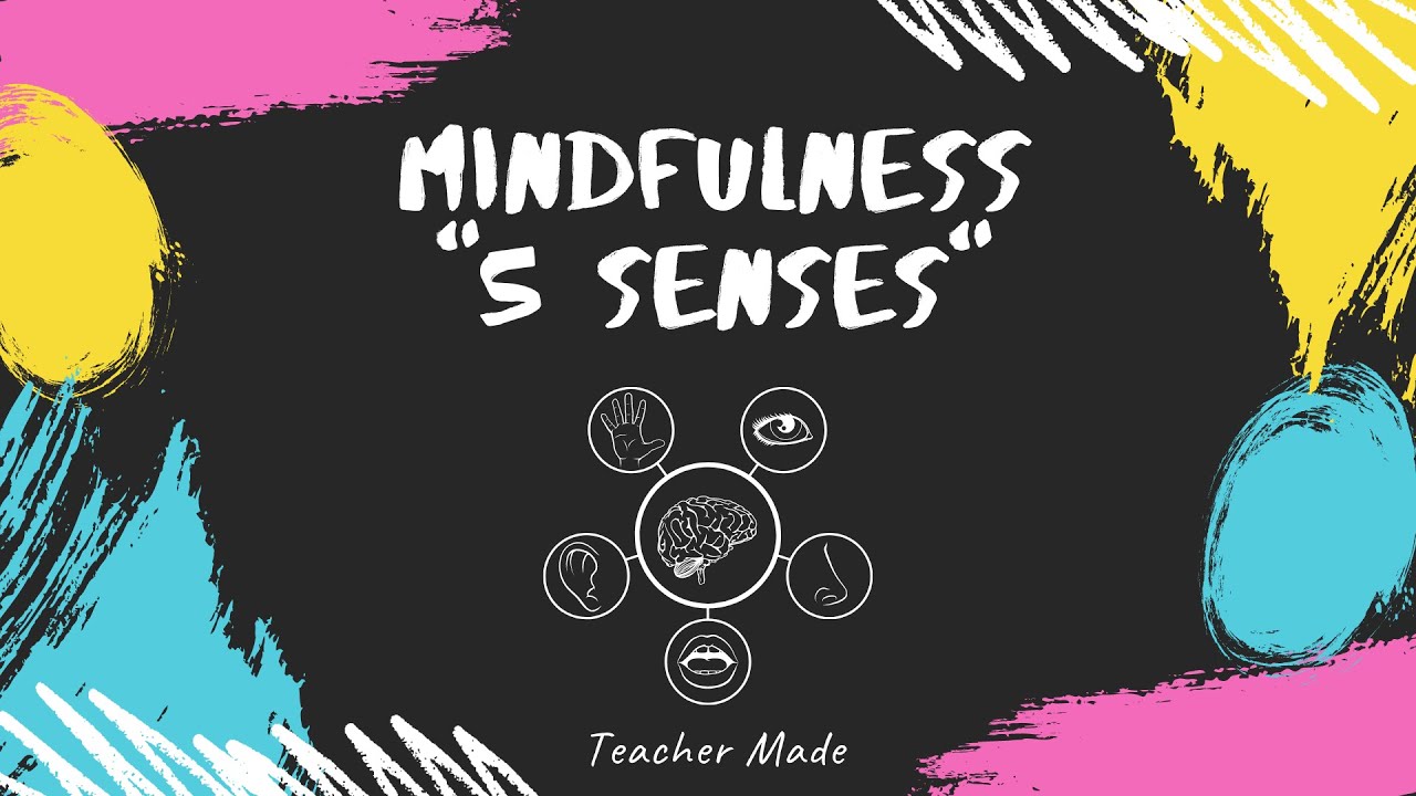 Mindfulness 5 Senses| Mindfulness Activity For Preschool and Elementary ...