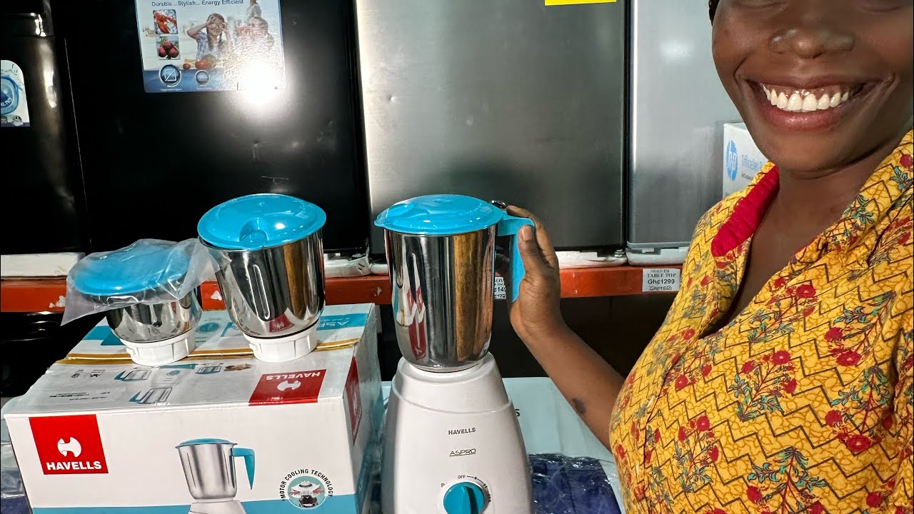 Best blender in Ghana - Havells Blender with 3 stainless jar - YouTube