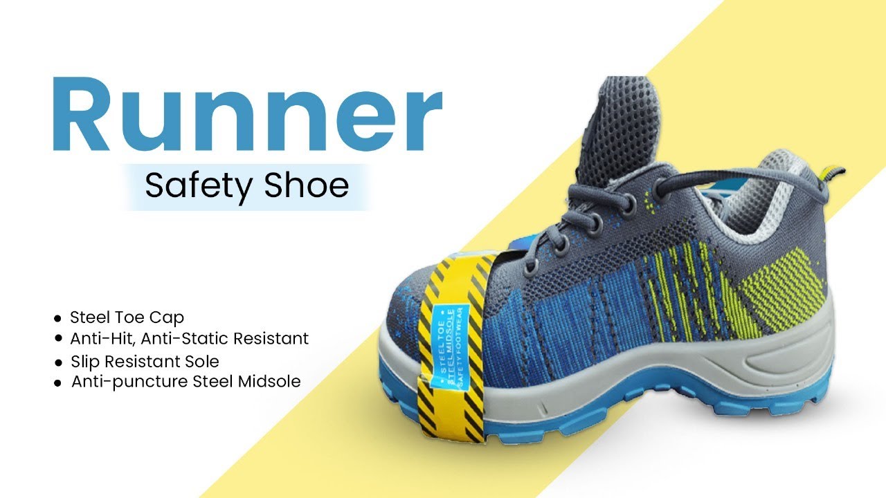 Runner safety Shoe - YouTube