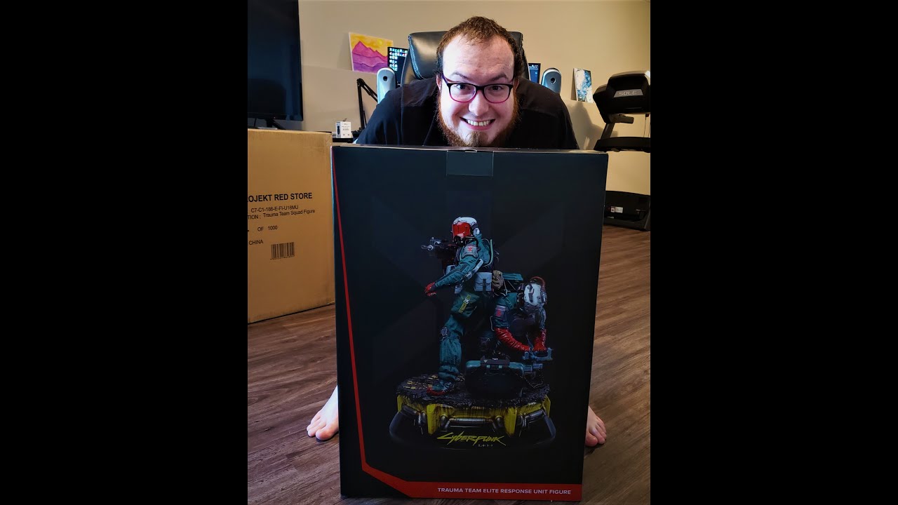 UNBOXING THE CYBERPUNK 2077 TRAUMA TEAM ELITE RESPONSE UNIT FIGURE ...