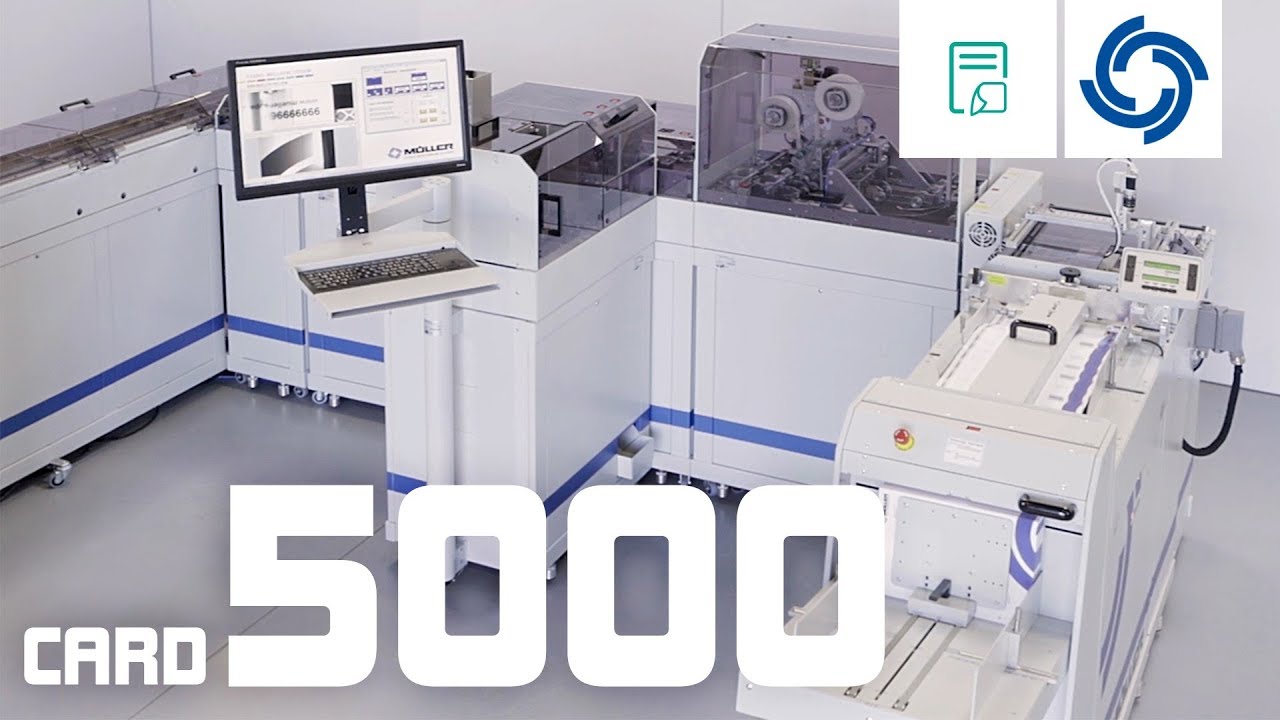 Müller Card 5000. Flexible Card Processing System - YouTube
