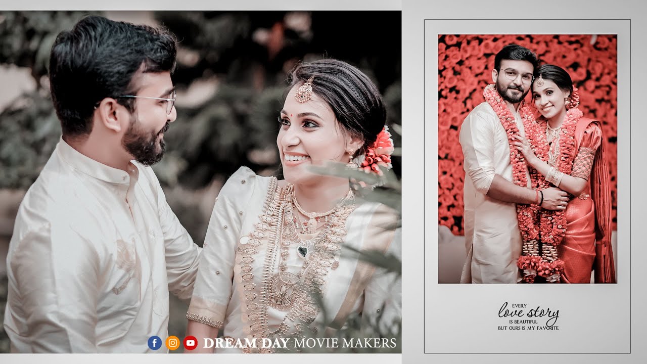 VISHNU + DEVIKA Kerala Best Hindu Wedding Highlights 2022 | DREAMDAY - YouTube
