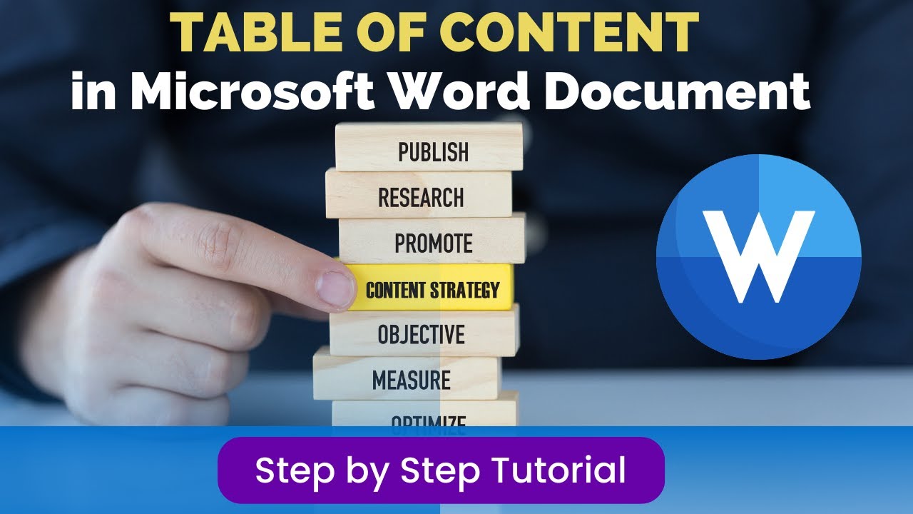 Easiest Way To Create A TOC In MS Word You Won t Believe How Simple Easiest Way To Create A TOC In MS Word You Won t Believe How Simple