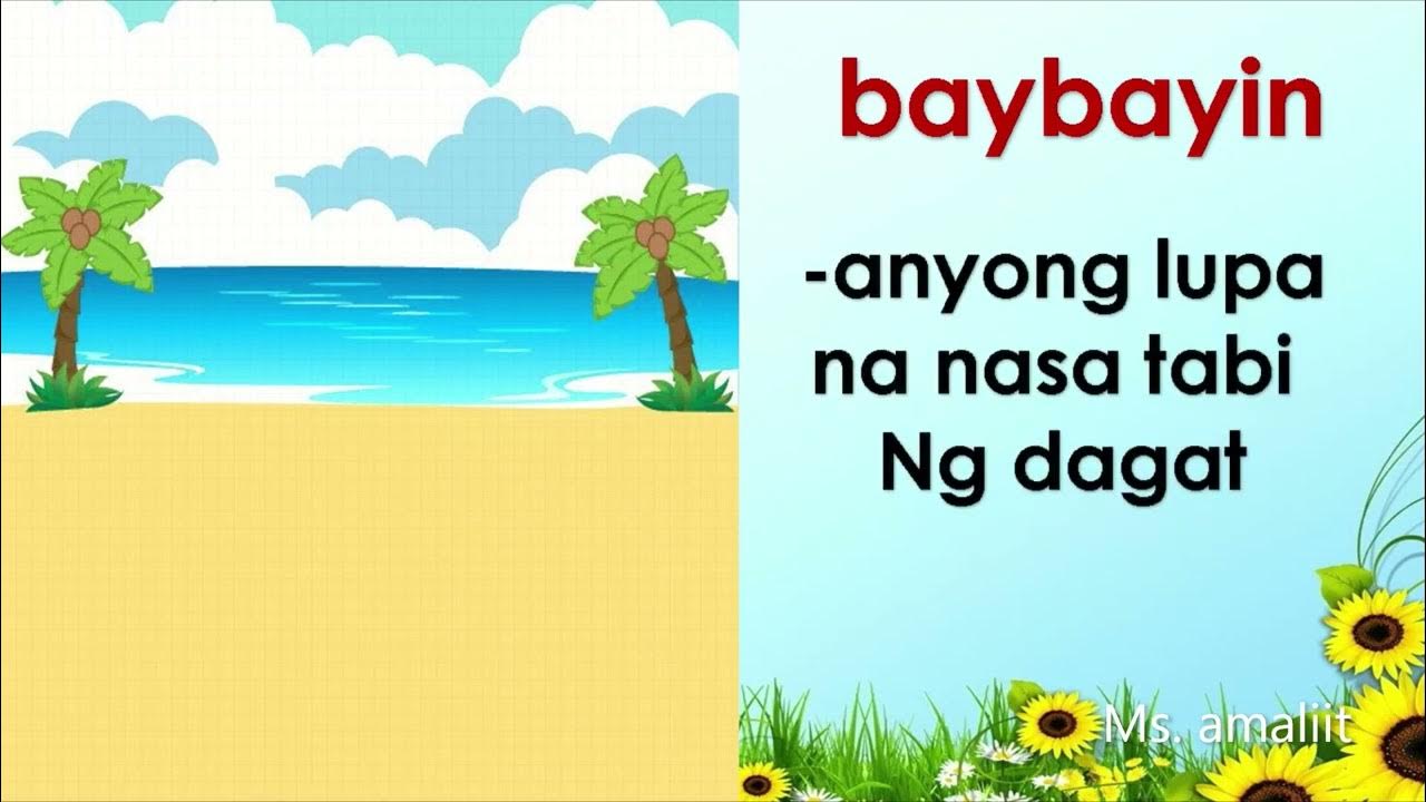 Mga Anyong Lupa Youtube