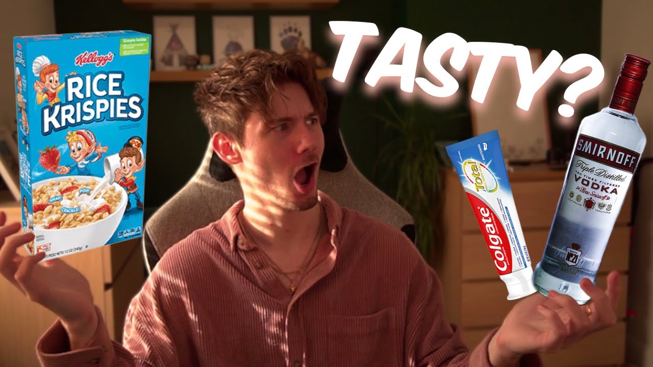 Cereal with Vodka, Toothpaste and Orange Juice - YouTube
